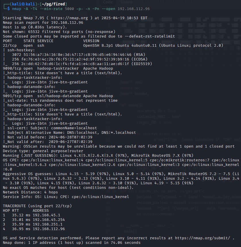 Fired - Krovs' Writeups